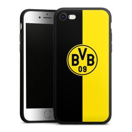 DeinDesign iPhone SE (2020) Handy Premium Silikon H&uuml;lle Handyh&uuml;lle schwarz Case Coat Of Arms Borussia Dortmund Bvb Silikon Premium Case