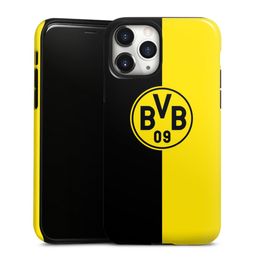 DeinDesign iPhone 11 Pro Handy Panzer Handyh&uuml;lle robuste Outdoor H&uuml;lle Schutzh&uuml;lle gl&auml;nzend Coat Of Arms Borussia Dortmund Bvb Tough Case