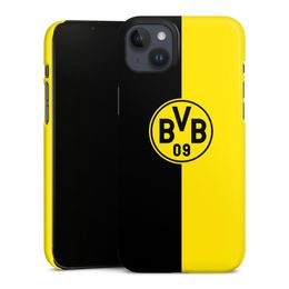 DeinDesign iPhone 14 Plus Handy Premium Case Smartphone Handyh&uuml;lle Schutzh&uuml;lle gl&auml;nzend Borussia Dortmund Bvb Coat Of Arms Premium Case