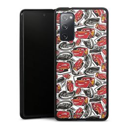 DeinDesign Galaxy S20 FE Handy Silikon H&uuml;lle Case schwarz Handyh&uuml;lle Lightning Mcqueen 95 Disney Pixar Cars