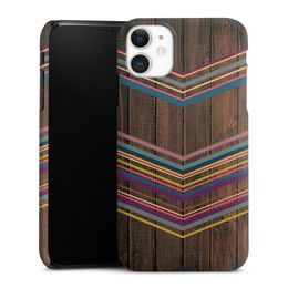 DeinDesign iPhone 11 Handy Premium Case Smartphone Handyh&uuml;lle Schutzh&uuml;lle matt Muster Wood Wooden Look Premium Case