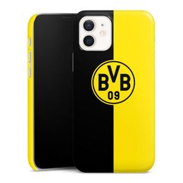 DeinDesign iPhone 12 Handy Premium Case Smartphone Handyh&uuml;lle Schutzh&uuml;lle gl&auml;nzend Borussia Dortmund Bvb Coat Of Arms Premium Case