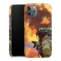 DeinDesign iPhone 12 Pro Handy Premium Case Smartphone Handyh&uuml;lle Schutzh&uuml;lle matt Fire Fighters Fire Fighter Life Saver Premium Case