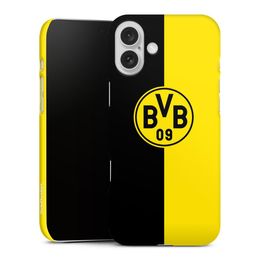 DeinDesign iPhone 16 Plus Handy Premium Case Smartphone Handyh&uuml;lle Schutzh&uuml;lle matt Borussia Dortmund Bvb Coat Of Arms Premium Case