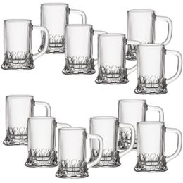 Ritzenhoff & Breker Schnapsglas RITZENHOFF & BREKER "Seppl", transparent, B:6cm H:6,5cm &Oslash;:4,5cm, Glas, Trinkgef&auml;&szlig;e, mit Henkel, je 40 ml