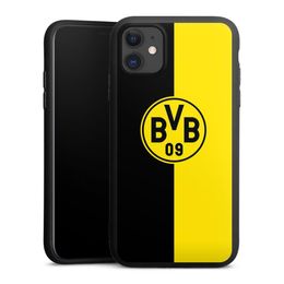DeinDesign iPhone 11 Handy Premium Silikon H&uuml;lle Handyh&uuml;lle schwarz Case Bvb Coat Of Arms Borussia Dortmund Silikon Premium Case