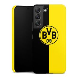 DeinDesign Galaxy S22 Handy Premium Case Smartphone Handyh&uuml;lle Schutzh&uuml;lle gl&auml;nzend Borussia Dortmund Bvb Coat Of Arms Premium Case