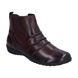 Stiefelette Josef Seibel "Naly 60, bordeaux", Damen, Gr. 37, rot (bordeaux), Obermaterial: 100% Rindsleder Leather cow., Schuhe Stiefelette