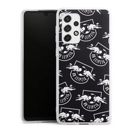 DeinDesign Galaxy A33 5G Handy Silikon H&uuml;lle Case transparent Handyh&uuml;lle Muster Logo Rb Leipzig Silikon Case