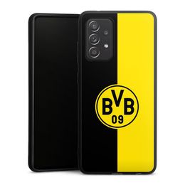 DeinDesign Galaxy A52s 5G Handy Premium Silikon H&uuml;lle Handyh&uuml;lle schwarz Case Borussia Dortmund Bvb Coat Of Arms Silikon Premium Case