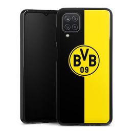 DeinDesign Galaxy A12 Handy Silikon H&uuml;lle Case schwarz Handyh&uuml;lle Coat Of Arms Borussia Dortmund Bvb