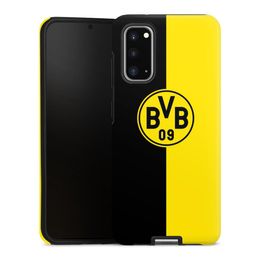 DeinDesign Galaxy S20 Handy Panzer Handyh&uuml;lle robuste Outdoor H&uuml;lle Schutzh&uuml;lle matt Borussia Dortmund Bvb Coat Of Arms Tough Case