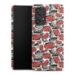 DeinDesign Galaxy A53 5G Handy Premium Case Smartphone Handyh&uuml;lle Schutzh&uuml;lle gl&auml;nzend Disney Pixar Lightning Mcqueen 95 Cars Premium Case