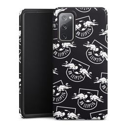 DeinDesign Galaxy S20 FE 5G Handy Panzer Handyh&uuml;lle robuste Outdoor H&uuml;lle Schutzh&uuml;lle gl&auml;nzend Rb Leipzig Muster Logo Tough Case