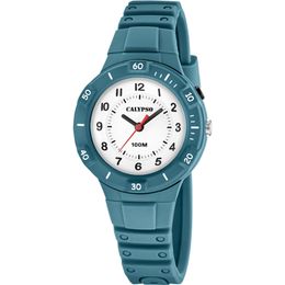 Quarzuhr Calypso Watches "Easy Time", petrol, Armbanduhren, Kinder, Quarzuhr, Armbanduhr, Silikonarmband, analog