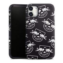 DeinDesign iPhone 11 Handy Panzer Handyh&uuml;lle robuste Outdoor H&uuml;lle Schutzh&uuml;lle matt Muster Logo Rb Leipzig Tough Case