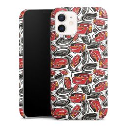 DeinDesign iPhone 12 Handy Premium Case Smartphone Handyh&uuml;lle Schutzh&uuml;lle gl&auml;nzend Lightning Mcqueen 95 Disney Pixar Cars Premium Case