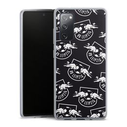 DeinDesign Galaxy S20 FE 5G Handy Silikon H&uuml;lle Case transparent Handyh&uuml;lle Rb Leipzig Muster Logo Silikon Case