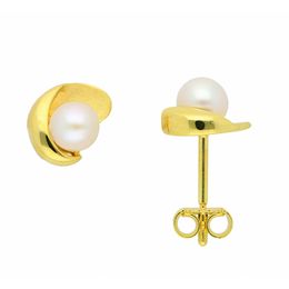 Adelia&acute;s Paar Ohrh&auml;nger ADELIA&acute;S "Damen Goldschmuck", gold, Ohrringe, Damen, Damen, Gold, 333 Gold mit Zirkonia Goldschmuck f&uuml;r Damen