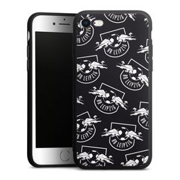 DeinDesign iPhone SE (2020) Handy Premium Silikon H&uuml;lle Handyh&uuml;lle schwarz Case Muster Logo Rb Leipzig Silikon Premium Case