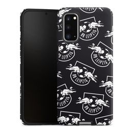 DeinDesign Galaxy S20 Handy Panzer Handyh&uuml;lle robuste Outdoor H&uuml;lle Schutzh&uuml;lle matt Rb Leipzig Logo Muster Tough Case
