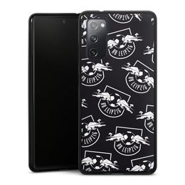DeinDesign Galaxy S20 FE 5G Handy Silikon H&uuml;lle Case schwarz Handyh&uuml;lle Rb Leipzig Muster Logo