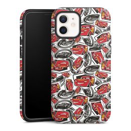 DeinDesign iPhone 12 mini Handy Panzer Handyh&uuml;lle robuste Outdoor H&uuml;lle Schutzh&uuml;lle gl&auml;nzend Lightning Mcqueen 95 Disney Pixar Cars Tough Case