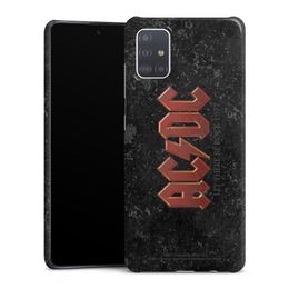 DeinDesign Galaxy A51 Handy Premium Case Smartphone Handyh&uuml;lle Schutzh&uuml;lle gl&auml;nzend Acdc Merchandise Logo Premium Case