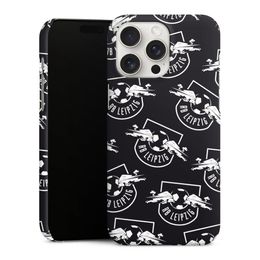 DeinDesign iPhone 15 Pro Max Handy Premium Case Smartphone Handyh&uuml;lle Schutzh&uuml;lle matt Rb Leipzig Logo Muster Premium Case