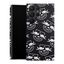 DeinDesign Galaxy S23 Ultra Handy Premium Case Smartphone Handyh&uuml;lle Schutzh&uuml;lle gl&auml;nzend Rb Leipzig Logo Muster Premium Case