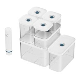 Vakuumbeh&auml;lter Zwilling "FRESH & SAVE CUBE La Mer, Aufbewahrungssystem", transparent, la, mer, Kunststoff, Lebensmittelaufbewahrungsbeh&auml;lter, Luftdichte & Vakuumierbare Aufbewahrung, Sp&uuml;lmaschinengeeignet