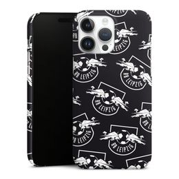DeinDesign iPhone 14 Pro Max Handy Premium Case Smartphone Handyh&uuml;lle Schutzh&uuml;lle matt Rb Leipzig Logo Muster Premium Case