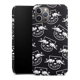 DeinDesign iPhone 12 Pro Max Handy Premium Case Smartphone Handyh&uuml;lle Schutzh&uuml;lle matt Rb Leipzig Logo Muster Premium Case