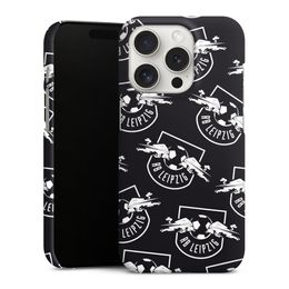 DeinDesign iPhone 15 Pro Handy Premium Case Smartphone Handyh&uuml;lle Schutzh&uuml;lle matt Rb Leipzig Logo Muster Premium Case