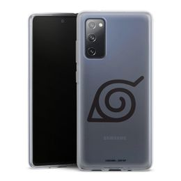 DeinDesign Galaxy S20 FE Handy Silikon H&uuml;lle Case transparent Handyh&uuml;lle Konoha Naruto Shippuden Shinobi Silikon Case