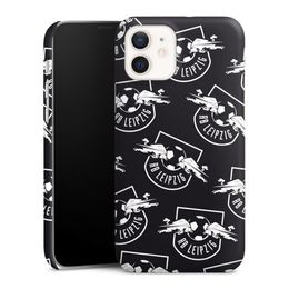 DeinDesign iPhone 12 Handy Premium Case Smartphone Handyh&uuml;lle Schutzh&uuml;lle matt Rb Leipzig Logo Muster Premium Case