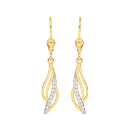 Adelia&acute;s Paar Ohrh&auml;nger ADELIA&acute;S "Damen Goldschmuck", gold, Ohrringe, Damen, Damen, Gold, 333 Gold mit Zirkonia Goldschmuck f&uuml;r Damen