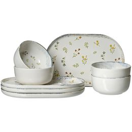 Ritzenhoff & Breker Fr&uuml;hst&uuml;cks-Geschirrset RITZENHOFF & BREKER "Viola", bunt, 8, Steinzeug, Geschirr-Sets