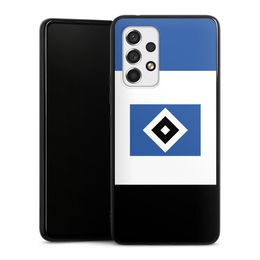 DeinDesign Galaxy A53 5G Handy Silikon H&uuml;lle Case schwarz Handyh&uuml;lle Bundesliga Official Licensed Product Hamburger Sv