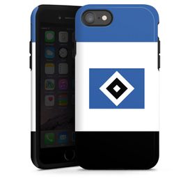 DeinDesign iPhone SE (2020) Handy Panzer Handyh&uuml;lle robuste Outdoor H&uuml;lle Schutzh&uuml;lle gl&auml;nzend Bundesliga Official Licensed Product Hamburger Sv Tough Case