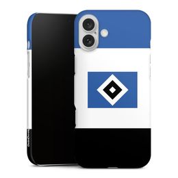 DeinDesign iPhone 16 Plus Handy Premium Case Smartphone Handyh&uuml;lle Schutzh&uuml;lle matt Hamburger Sv Bundesliga Official Licensed Product Premium Case