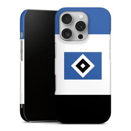 DeinDesign iPhone 16 Pro Handy Premium Case Smartphone Handyh&uuml;lle Schutzh&uuml;lle matt Hamburger Sv Bundesliga Official Licensed Product Premium Case