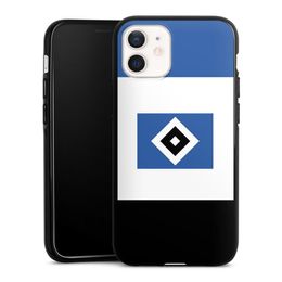 DeinDesign iPhone 12 mini Handy Silikon H&uuml;lle Case schwarz Handyh&uuml;lle Hamburger Sv Bundesliga Official Licensed Product