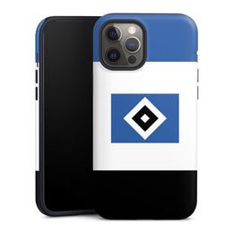 DeinDesign iPhone 12 Pro Handy Panzer Handyh&uuml;lle robuste Outdoor H&uuml;lle Schutzh&uuml;lle matt Hamburger Sv Bundesliga Official Licensed Product Tough Case