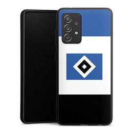 DeinDesign Galaxy A52s 5G Handy Premium Silikon H&uuml;lle Handyh&uuml;lle schwarz Case Hamburger Sv Bundesliga Official Licensed Product Silikon Premium Case