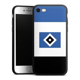 DeinDesign iPhone SE (2020) Handy Premium Silikon H&uuml;lle Handyh&uuml;lle schwarz Case Bundesliga Official Licensed Product Hamburger Sv Silikon Premium Case