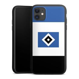 DeinDesign iPhone 11 Handy Premium Silikon H&uuml;lle Handyh&uuml;lle schwarz Case Bundesliga Official Licensed Product Hamburger Sv Silikon Premium Case