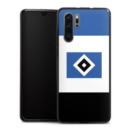 DeinDesign Huawei P30 Pro Handy Silikon H&uuml;lle Case schwarz Handyh&uuml;lle Hamburger Sv Bundesliga Official Licensed Product