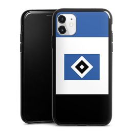 DeinDesign iPhone 11 Handy Silikon H&uuml;lle Case schwarz Handyh&uuml;lle Bundesliga Official Licensed Product Hamburger Sv