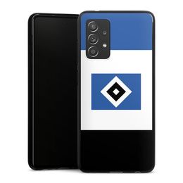 DeinDesign Galaxy A52s 5G Handy Silikon H&uuml;lle Case schwarz Handyh&uuml;lle Hamburger Sv Bundesliga Official Licensed Product